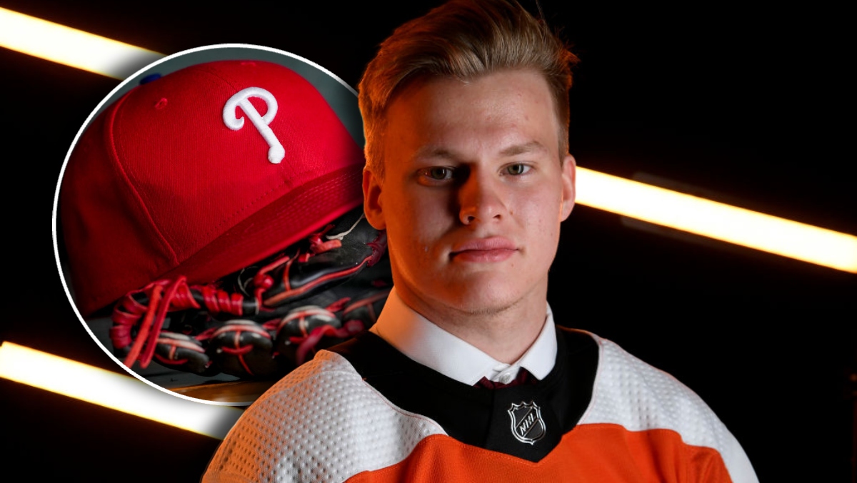 Flyers Prospect Matvei Michkov Arrives In Town Wearing Phillies Hat ...