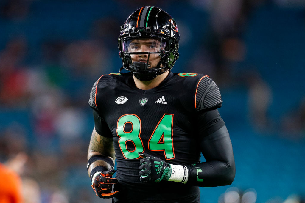Cam McCormick - In His 9th NCAAF Season - Scores Miami's First TD Of ...