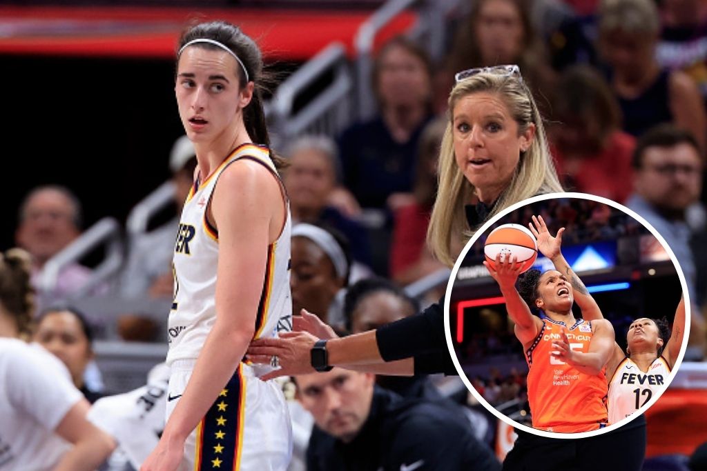 Clark Sticks Tongue Out After Getting Trucked By Connecticut's Alyssa ...