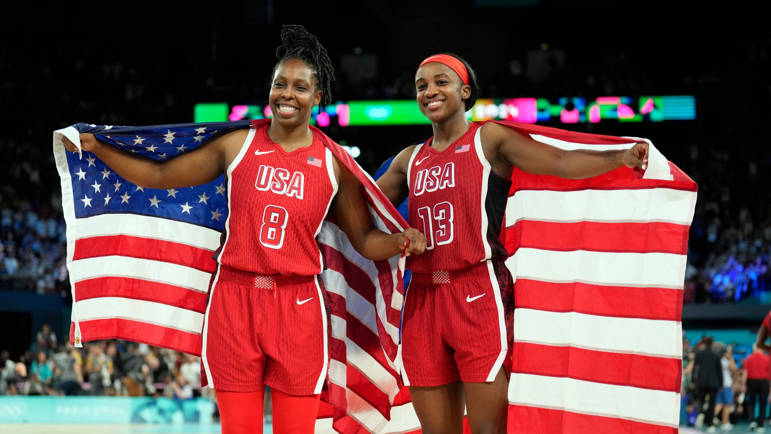 Team USA Women's Hoops Survive France, Win Eighth Straight Olympic Gold ...