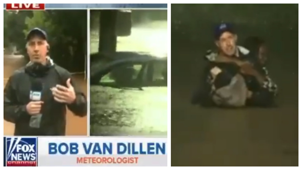 Fox Weather Reporter Rescues Motorist Trapped In Vehicle During Hurricane Helene | OutKick