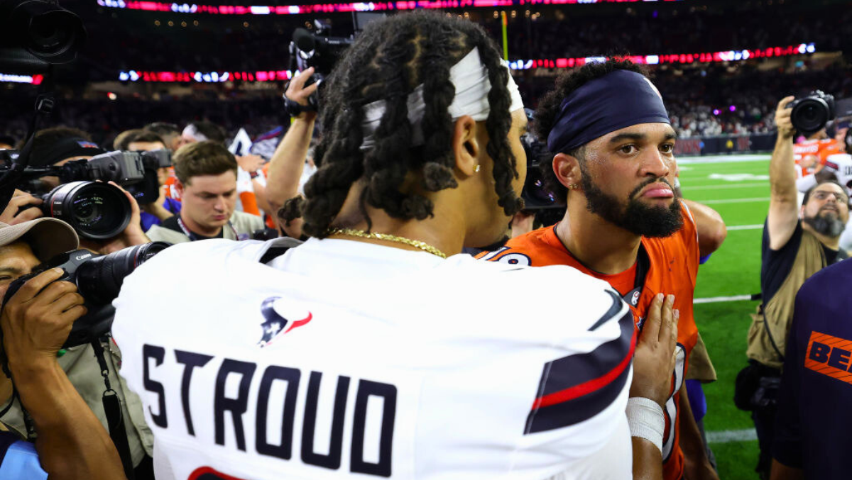 C.J. Stroud Explains Advice He Gave To Caleb Williams During Viral ...