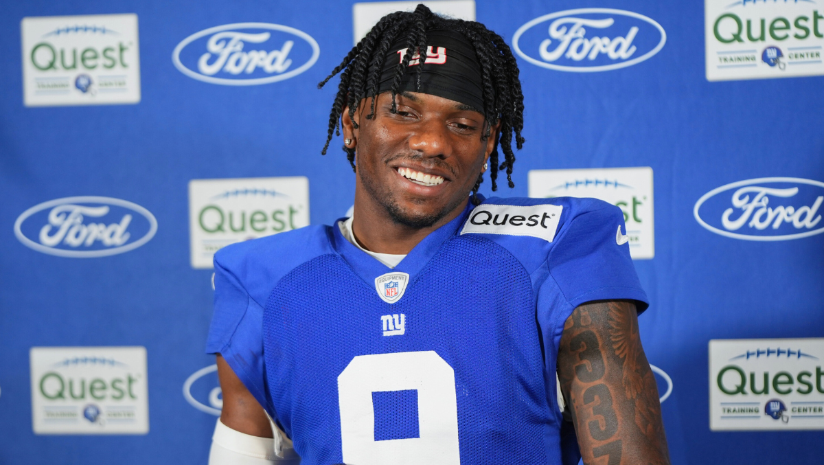 Malik Nabers Honors Giants Legend Ray Flaherty With Pregame Fit | OutKick
