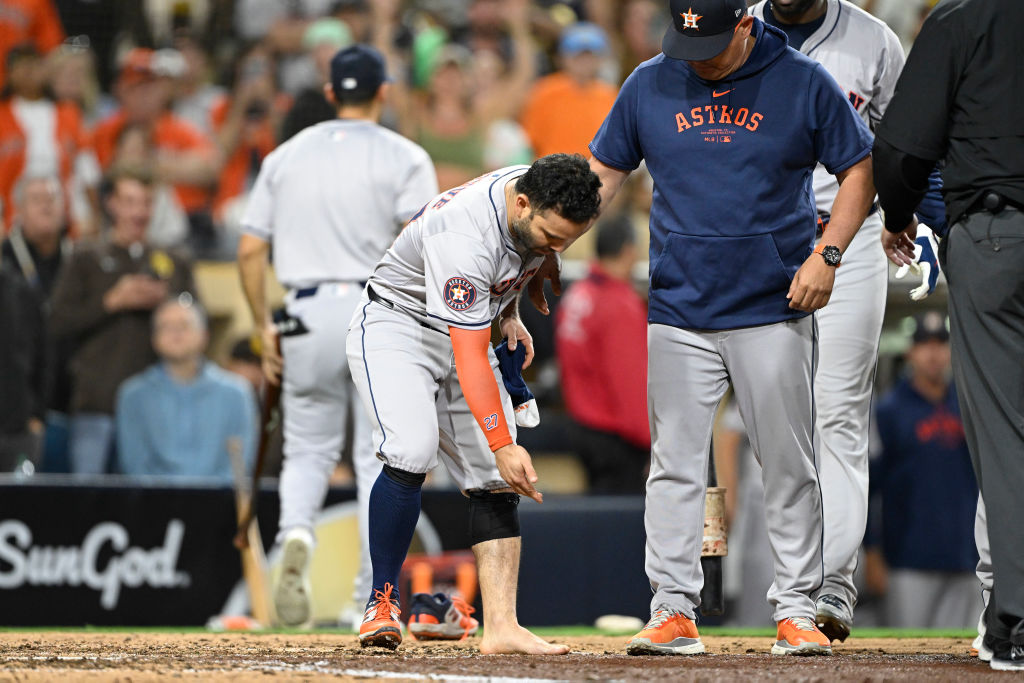 Jose Altuve Ejected For Taking His Sock And Shoe Off During Argument With Umpire | OutKick