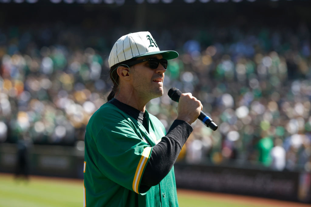 Barry Zito Belts Out The Anthem, Security Guard Takes Inflatable Ball ...