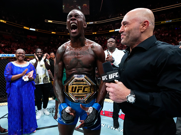 UFC's Israel Adesanya Appears To Hock A Loogie Towards Driver In Road ...