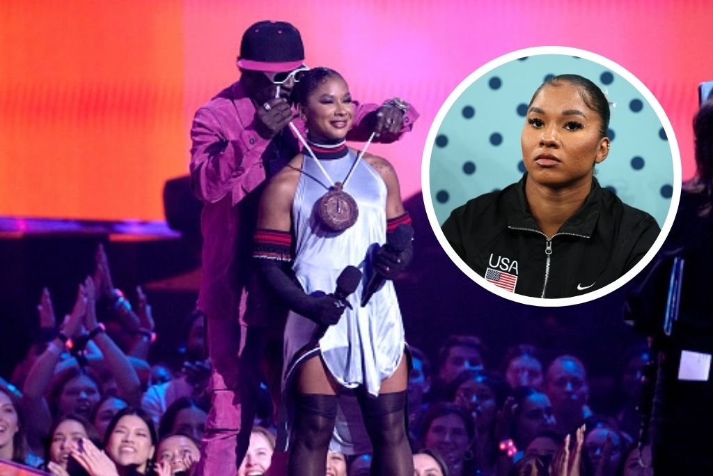 Flava Flav Gifts Team USA Gymnast Jordan Chiles A Bronze Clock At MTV ...