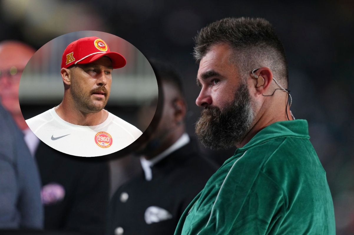 Jason Kelce Getting Emotional While Giving Travis Kelce A Pep Talk Is So Awesome | OutKick