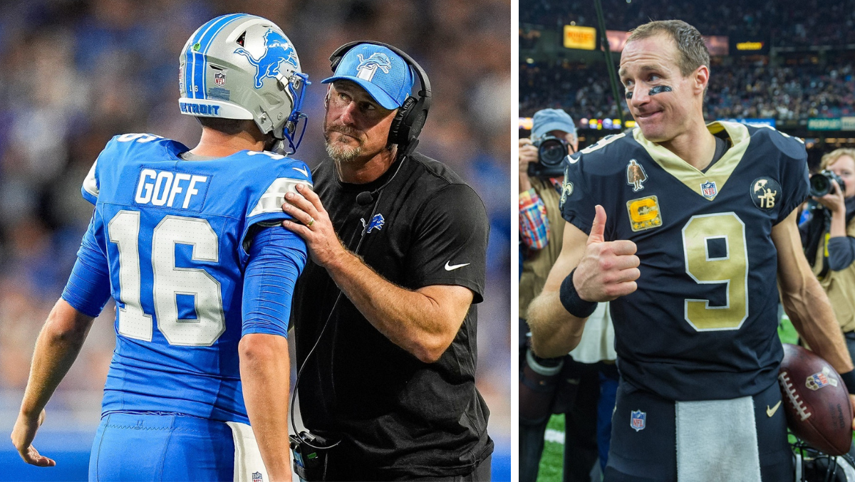 Dan Campbell Draws Comparison Beween Jared Goff And Drew Brees: ‘Rare ...