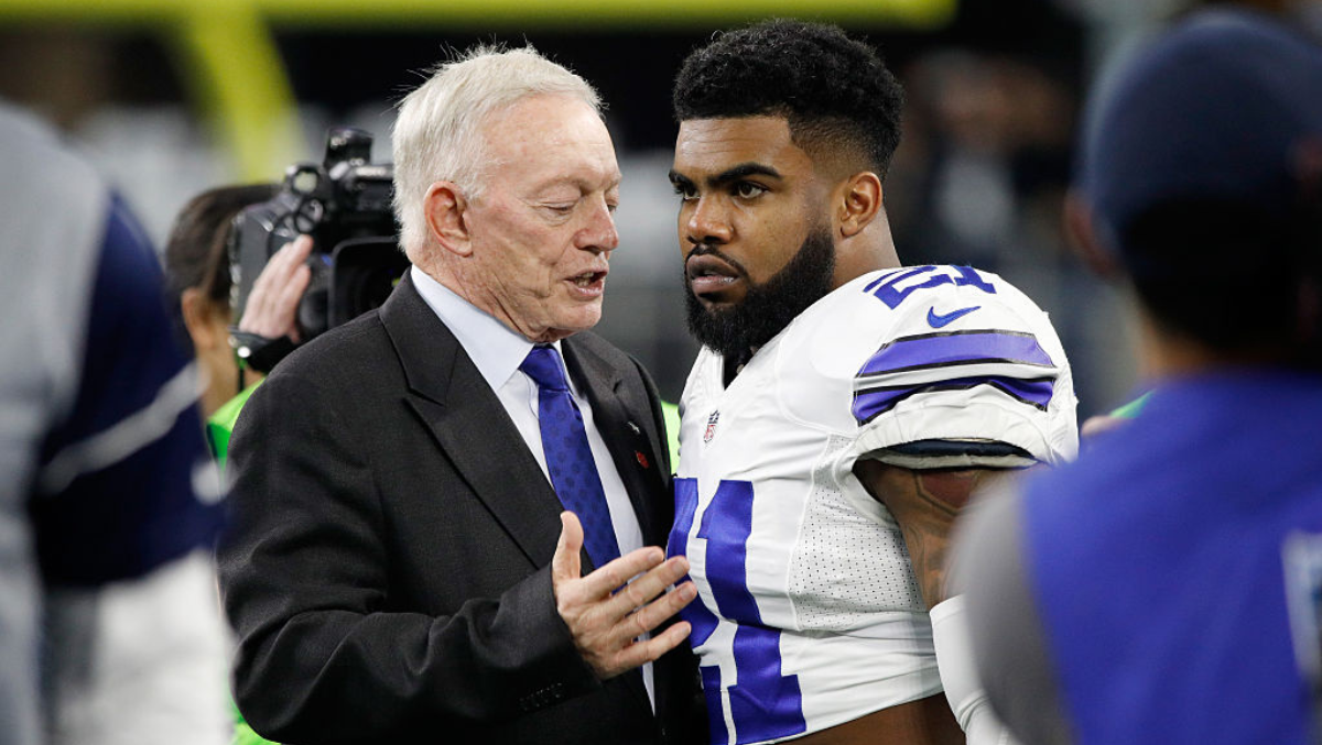 Ezekiel Elliott Dumbfounded By Lack Of Play; Jerry Jones Calls It ...