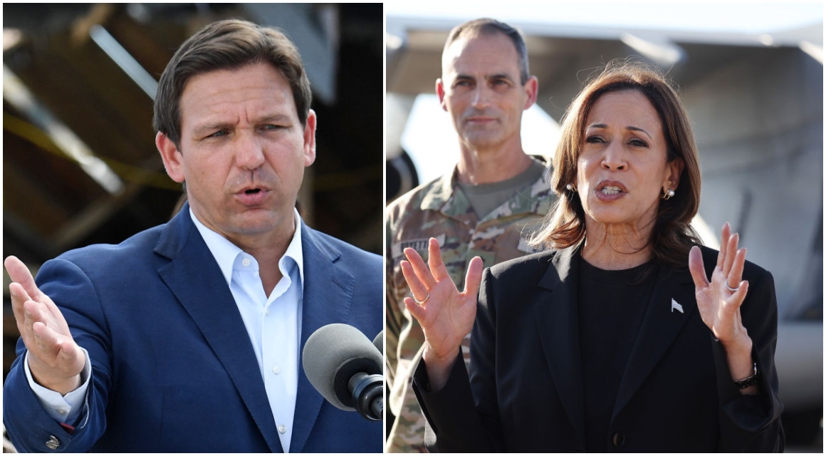 Kamala Harris Tries To Use Hurricane For Gain As Ron DeSantis, Joe ...