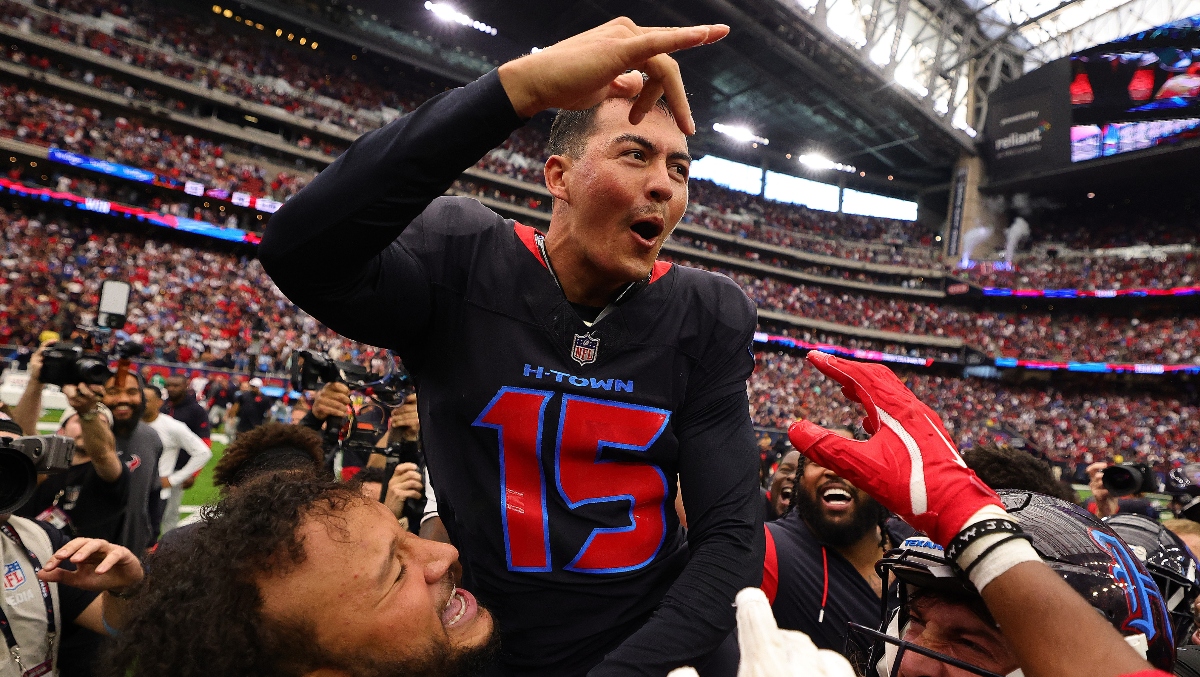 Texans Fan Celebrates Win Over Bills By Flashing Her Boobs | OutKick