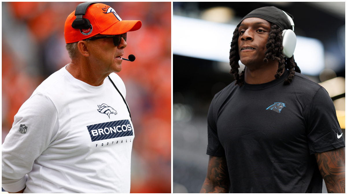 Jaycee Horn Shouts At Sean Payton After Panthers Blowout Loss Against ...