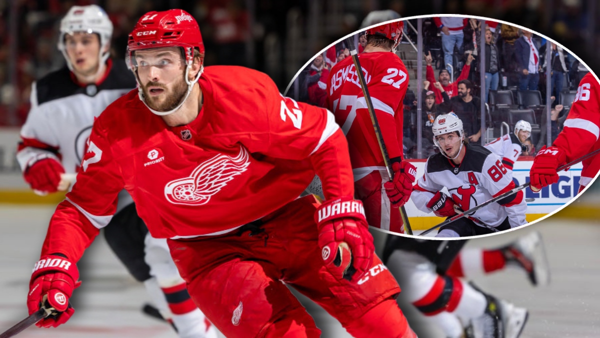 Red Wings' Rasmussen Scores One Of The Most Cold-Blooded Empty Net ...