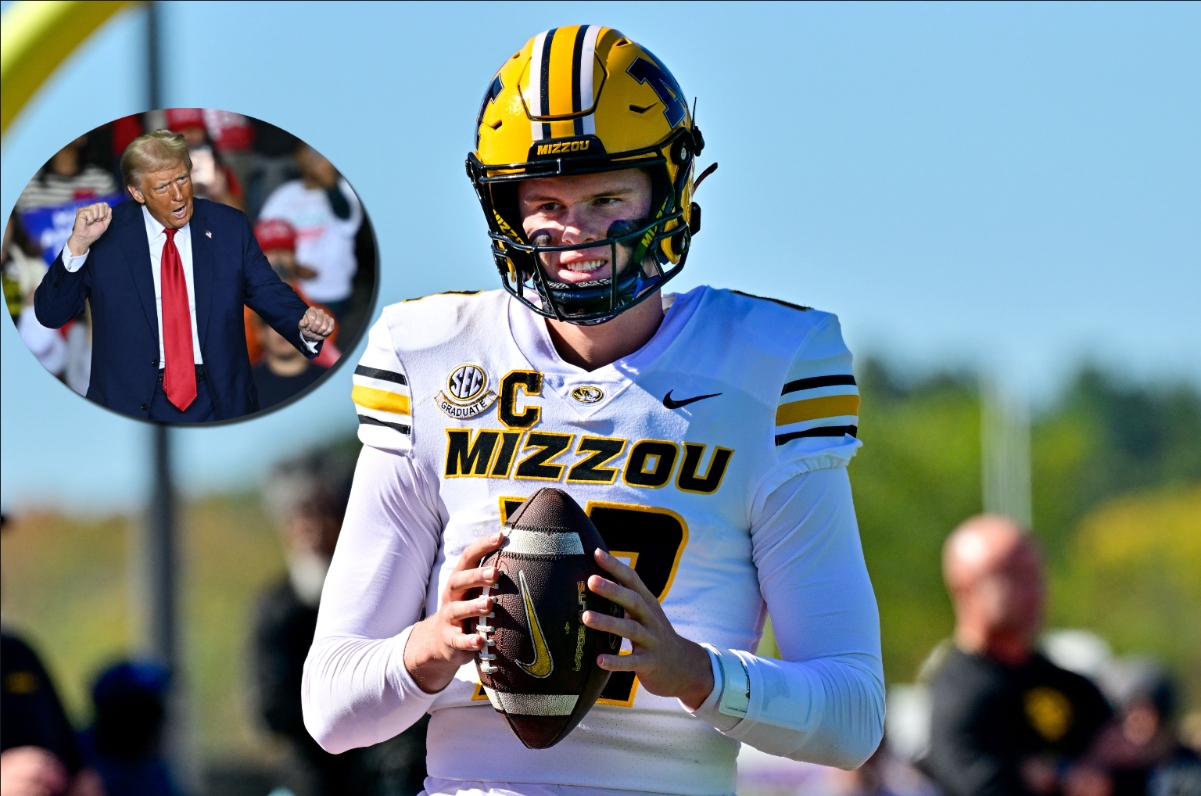 Missouri QB Brady Cook Is Fired Up After Donald Trump Wins Presidential ...