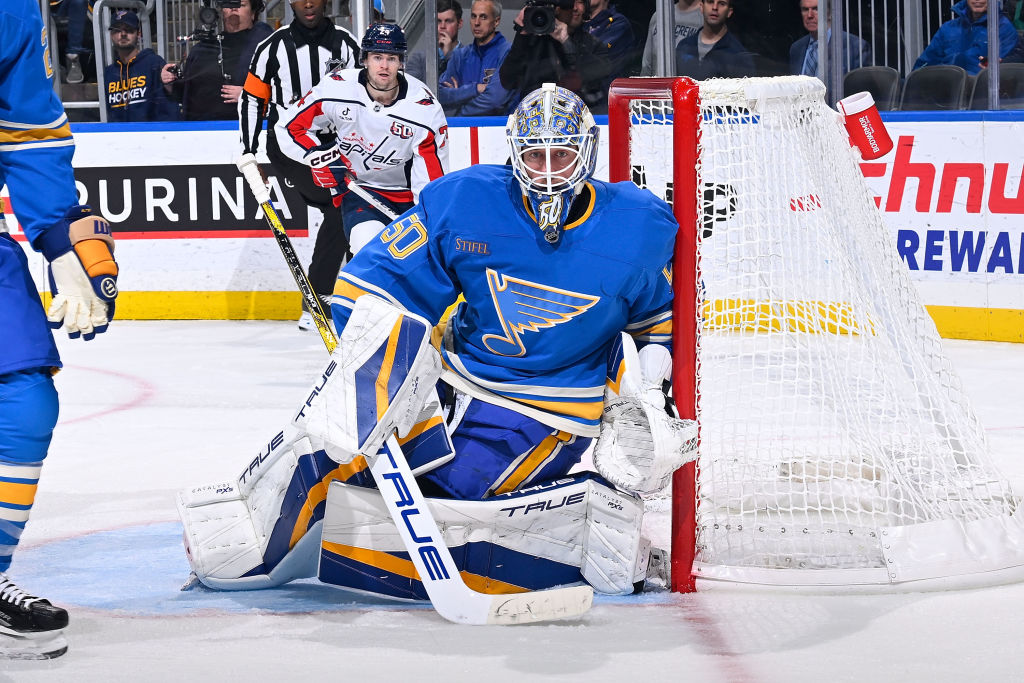 Blues Jordan Bennington Avoids Blooper Reel With Save Of The Year ...