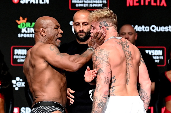 Mike Tyson Slaps Jake Paul In The Face Ahead Of Marquee Netflix Fight ...
