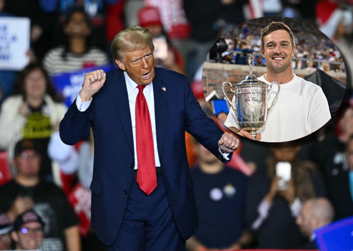 Donald Trump Calls Bryson DeChambeau On Stage During His Victory Speech ...