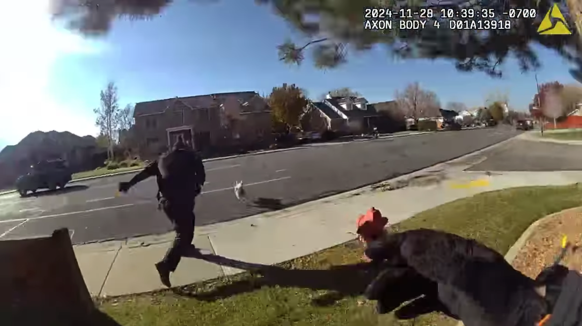 Facebook Viral Video: Cop Chases Pig Through Utah Neighborhood | OutKick