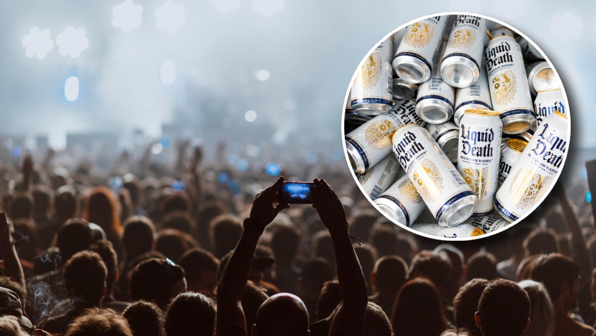 Perfect For That Special Someone: Liquid Death Is Selling A $75 Concert ...