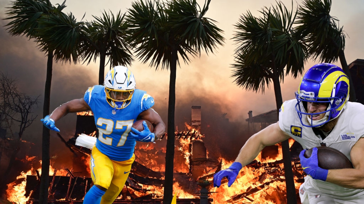 Wildfires A Dose Of Reality For Rams And Chargers Ahead Of Playoff ...