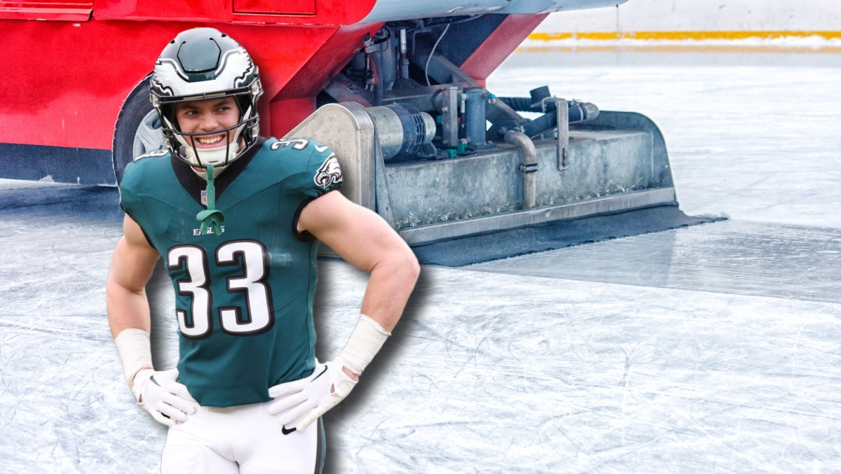 Everything's Coming Up Cooper DeJean!: Eagles CB Gets Zamboni Ride ...