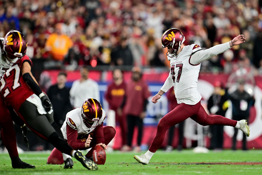 Known As 'Legatron', Folks Are Learning Commanders Kicker Zane Gonzalez ...