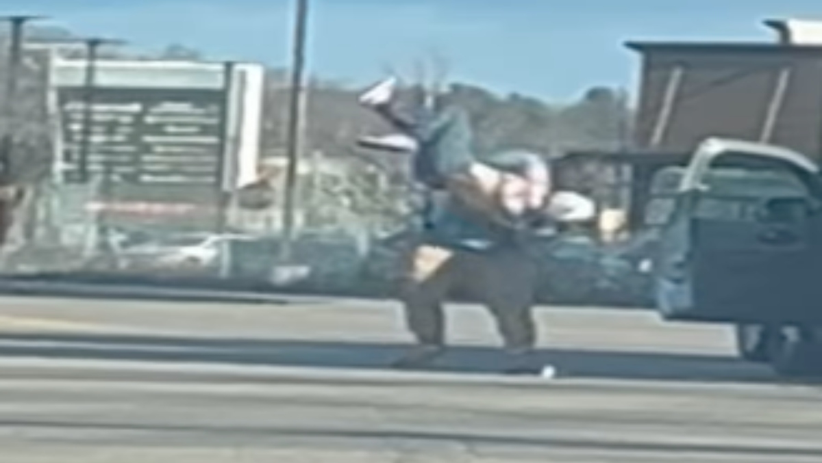 Lunatic Body Slams A Woman During Wild Road Rage Incident | OutKick