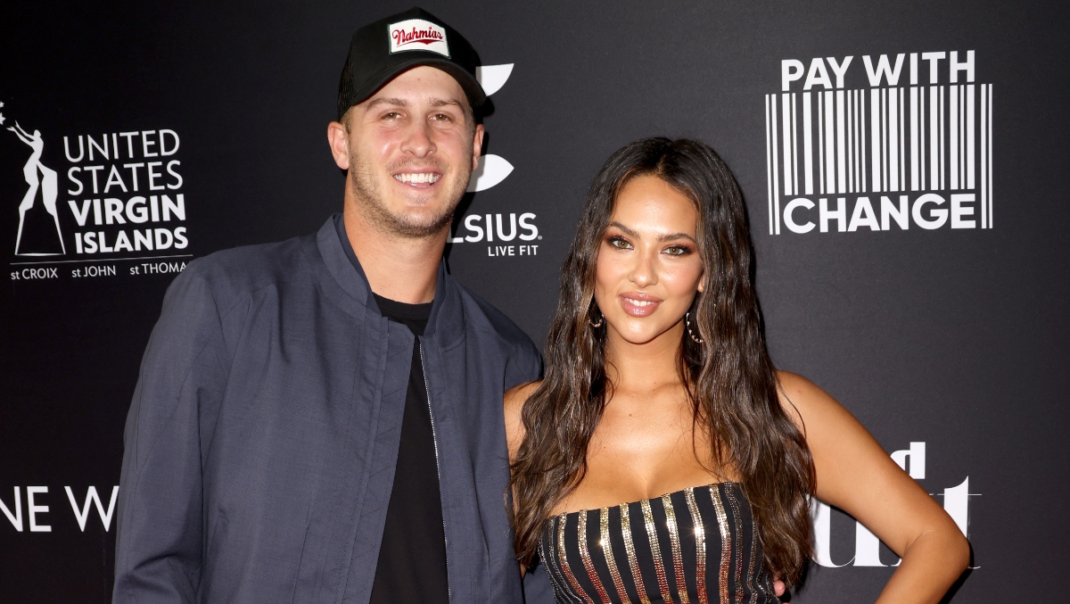 Model Christen Harper Celebrates Lions No. 1 Seed With Viral Bikini ...