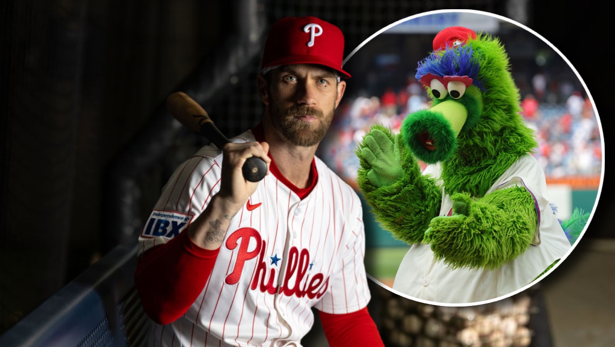 Bryce Harper Unveils New Phillie Phanatic Tattoo, Which Begs The ...
