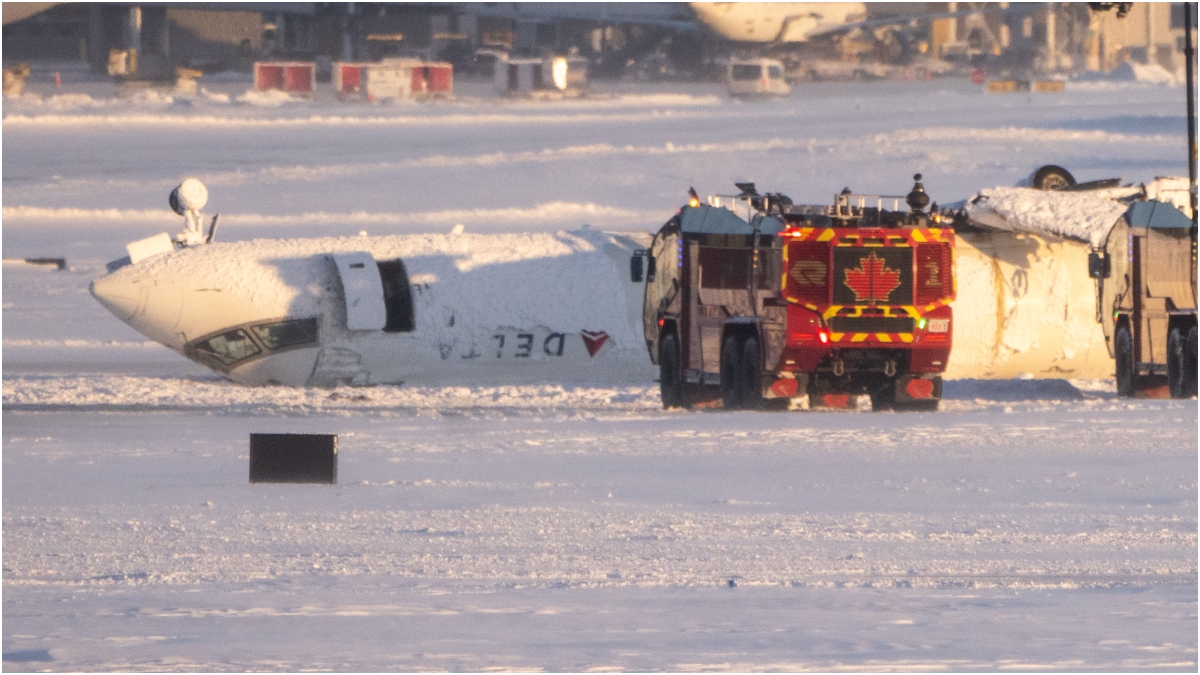 Shocking Video Shows Aftermath Of Delta Plane Crash In Toronto: WATCH | OutKick
