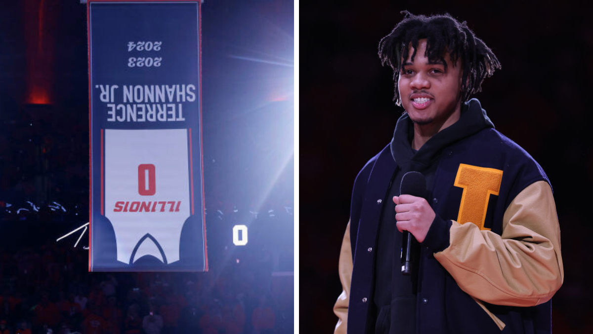 Illinois Apologizes For Hanging Terrence Shannon Jr. Jersey Upside Down ...