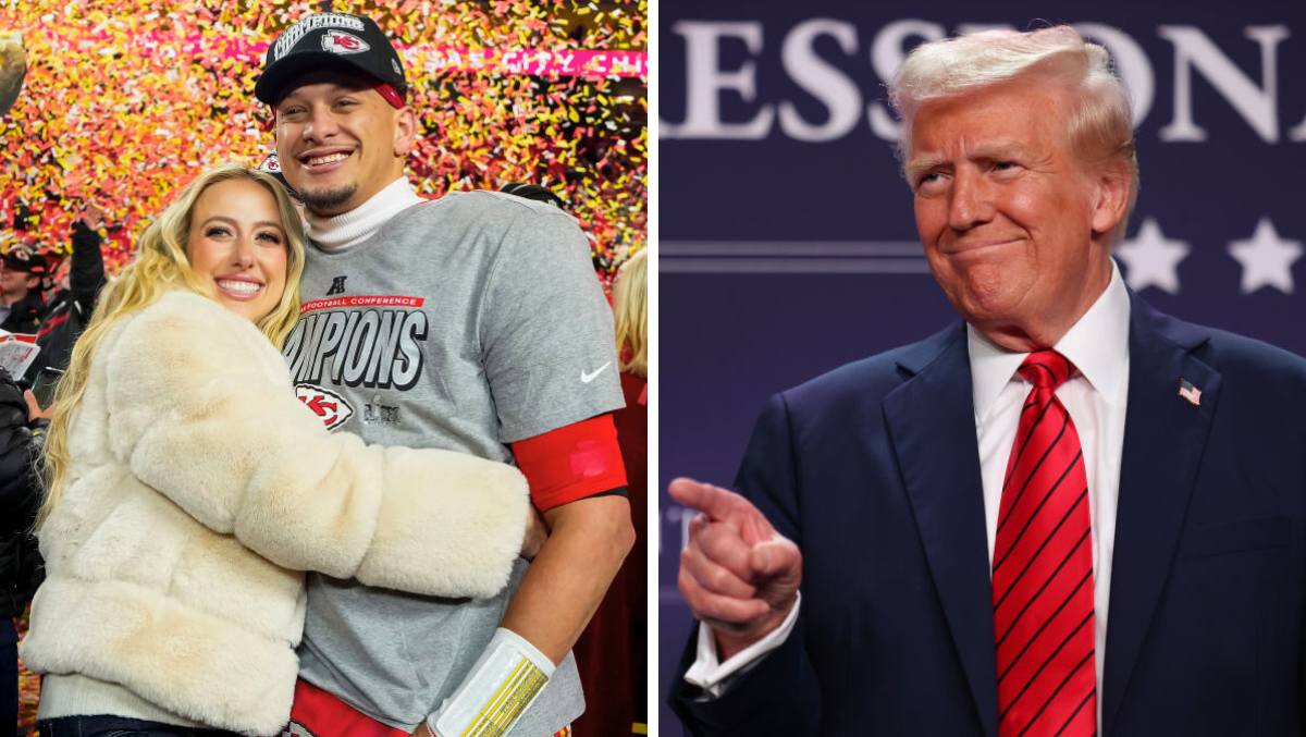 Donald Trump Predicts Chiefs' Super Bowl Win, Praises Brittany Mahomes ...