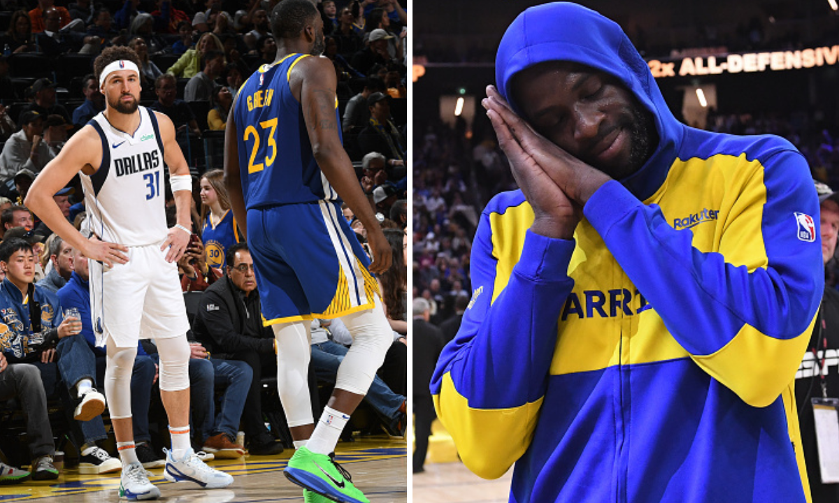 Draymond Green Pokes Fun At Mavericks Bench, Ex-Teammate Klay Thompson ...