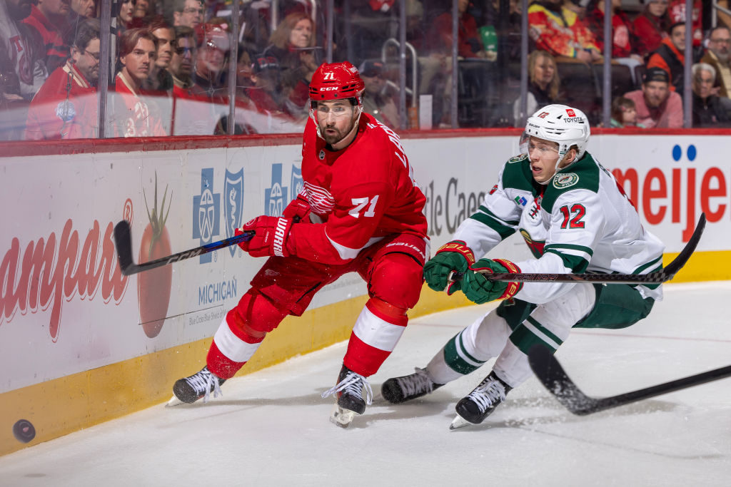 Detroit's Dylan Larkin Scores Bizarre Goal That Needed Multiple Reviews ...