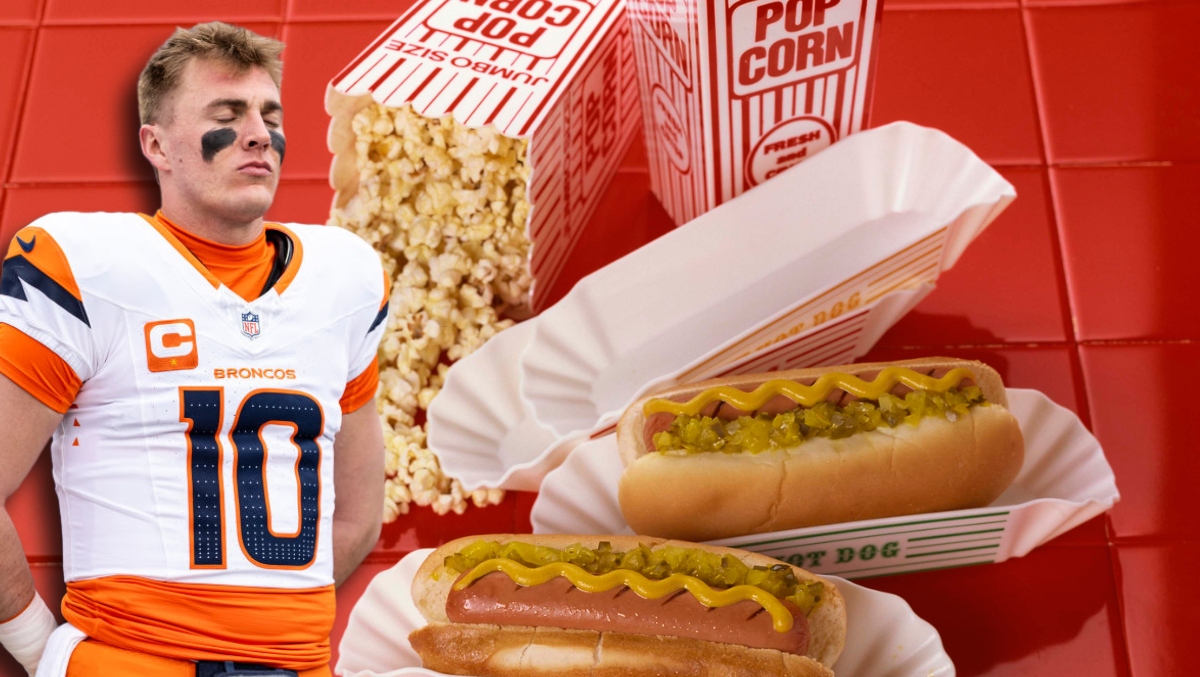 Broncos QB Bo Nix's Stadium Food Draft Performance Was An Absolute ...
