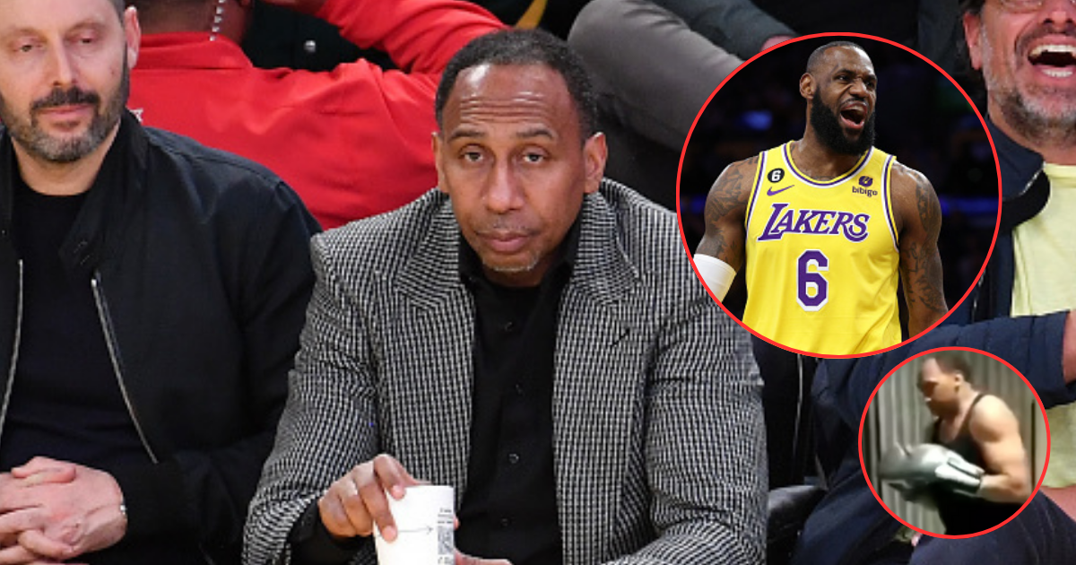Stephen A. Smith Claims He’d Fight LeBron, Lakers Star Hits Back with Ugly SAS Boxing Clip | OutKick