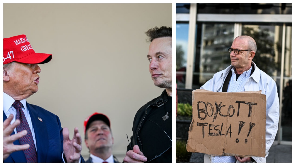 Trump Sends A Message To 'Lunatic' Libs With Tesla Purchase From Elon ...