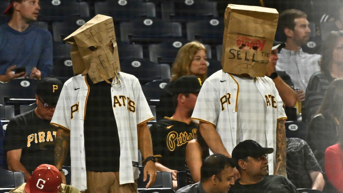 Pirates Staff Force Season Ticket Holder To Remove Paper Bag From His ...