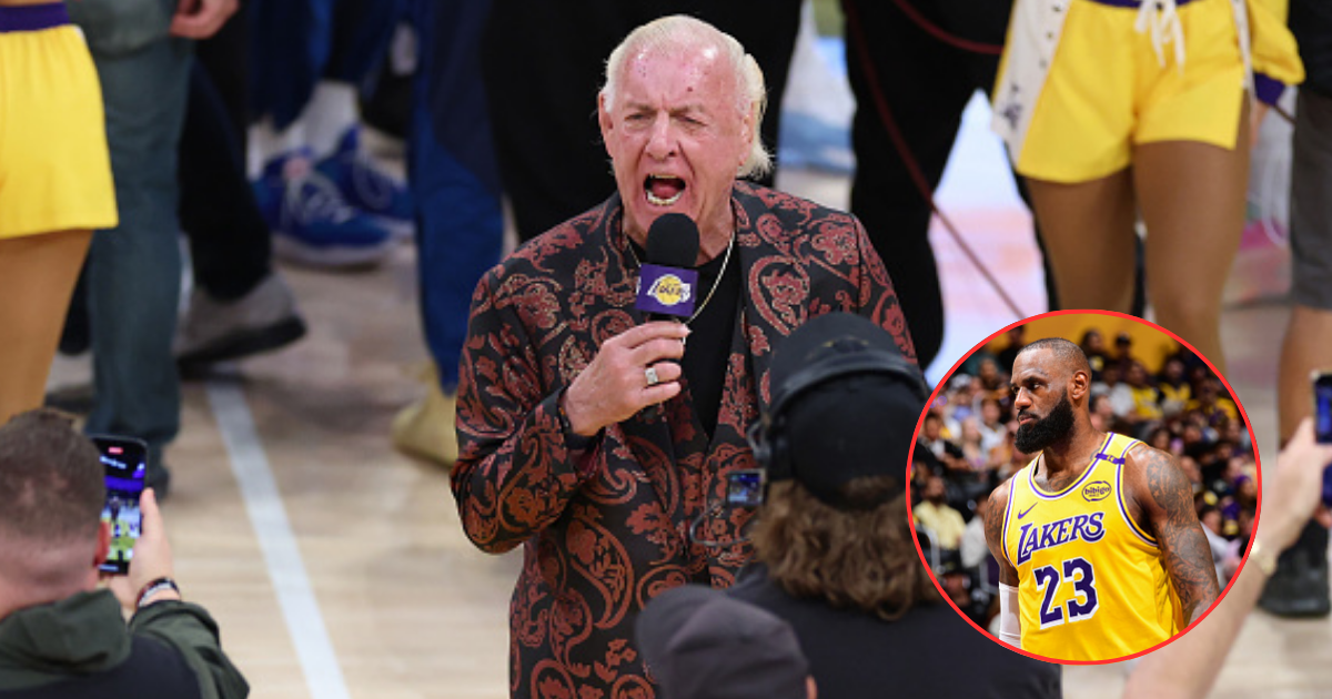Ric Flair ‘Woo!’ Rocks Crypto.com Arena for Lakers, TWolves Showdown ...