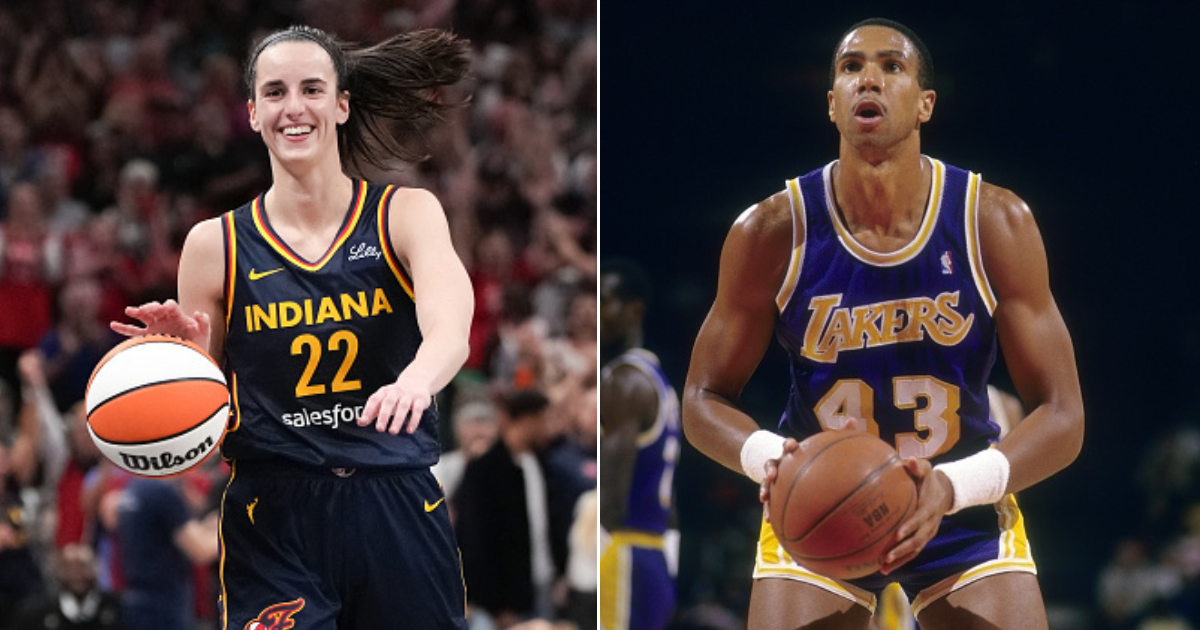 Former Laker Found Himself Starstruck By Caitlin Clark | Don't @ Me w ...
