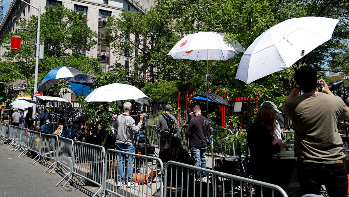 Tensions High Outside Diddy Trial As Live News Report Interrupted With ...
