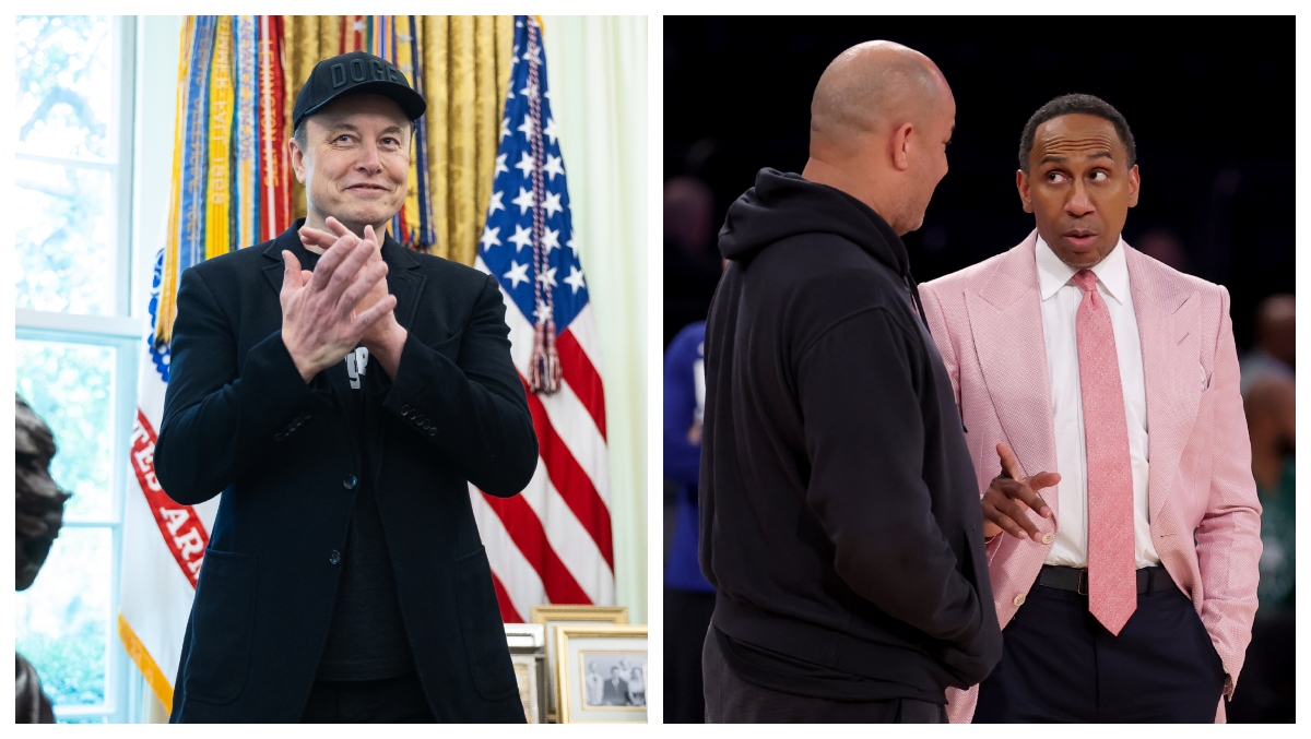 Stephen A Smith Tries To Cozy Up To Elon Musk In Apparent 2028 ...