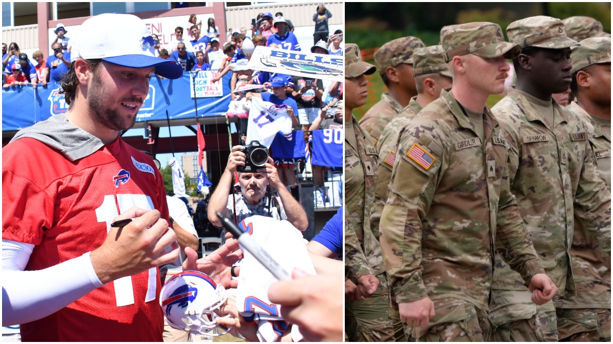 Josh Allen Shows His Patriotism With Respectful Display To U.S ...