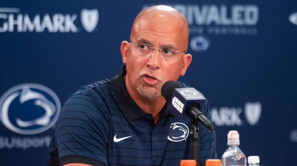 James Franklin in Boxers, T-Shirt? Penn State Coach Explains Postgame ...