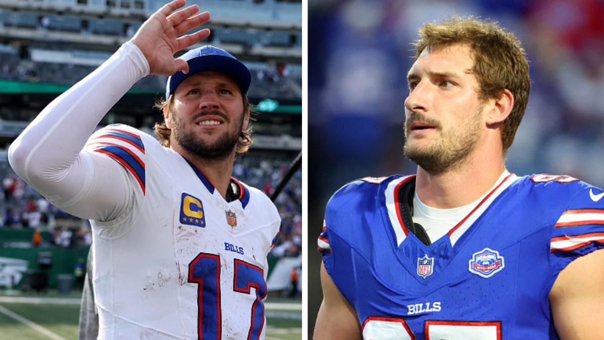 Josh Allen’s Broken Nose Has Teammates Saying He Looks Like Joey Bosa ...