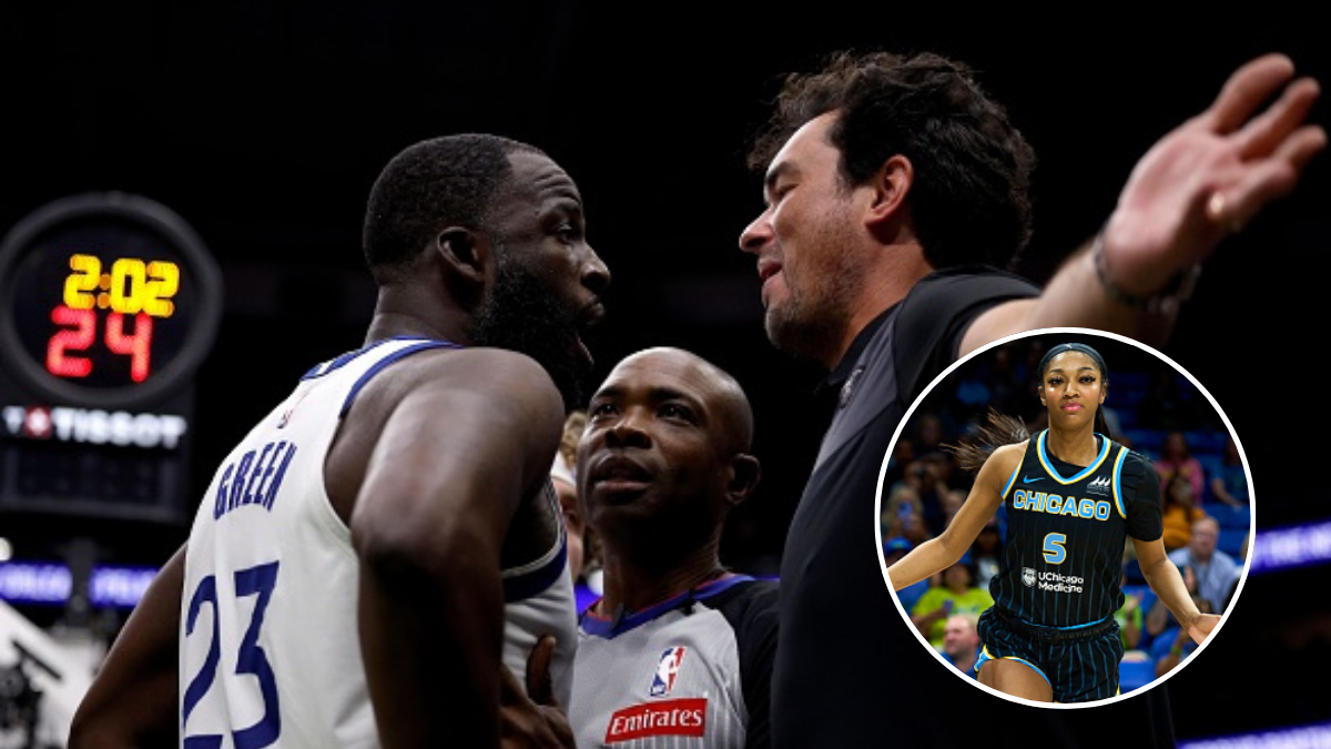 Draymond Green Gets Angry At Pelicans Fan For Calling Him 'Angel Reese ...