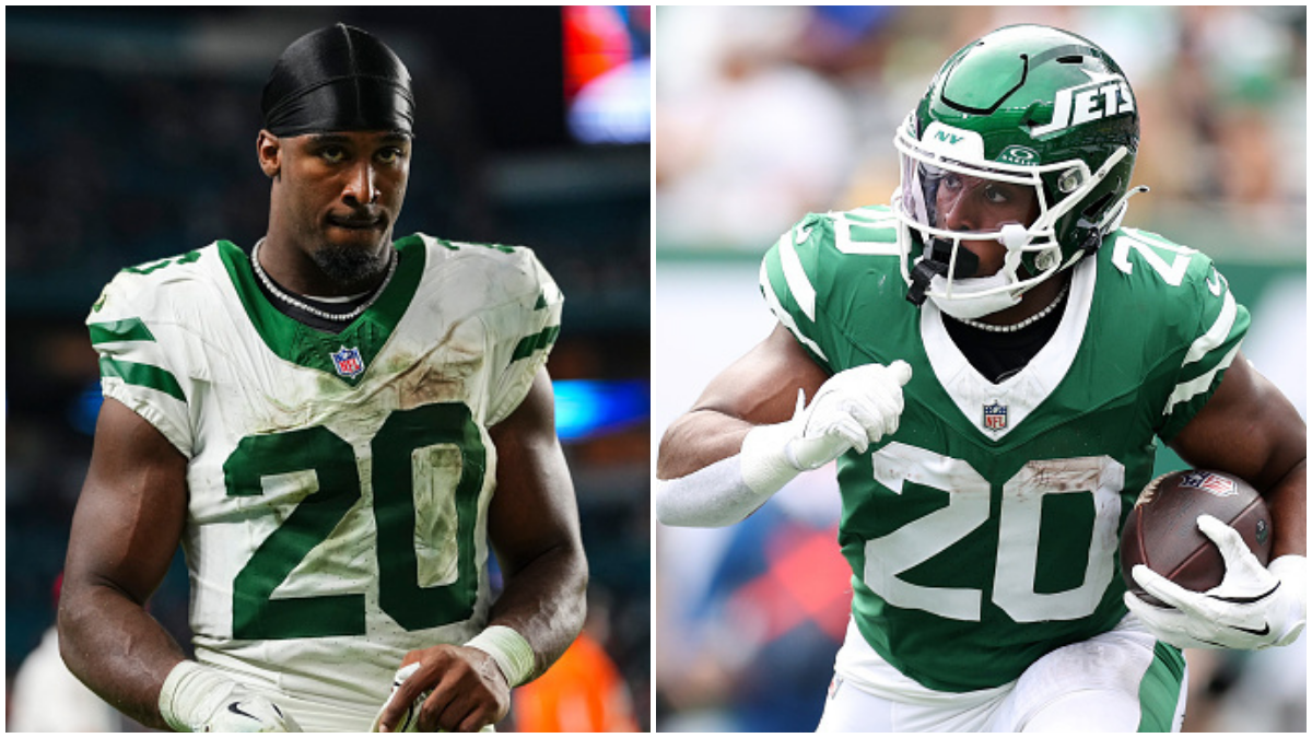 Breece Hall Can’t Hide His Disappointment After Staying With the Jets ...