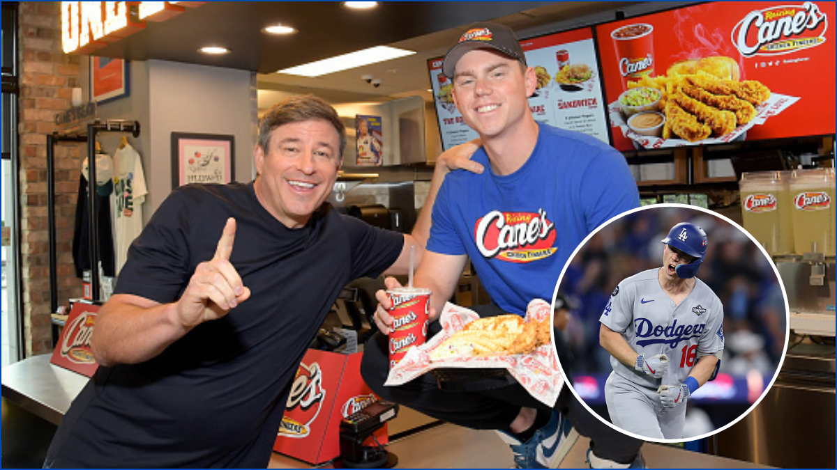 Dodgers Catcher Will Smith Serves Fans at Raising Cane’s After World ...