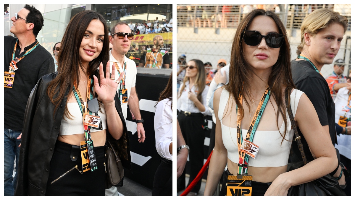 Ana de Armas Delivers All-Time Checkered Flag Performance at F1 Finale ...